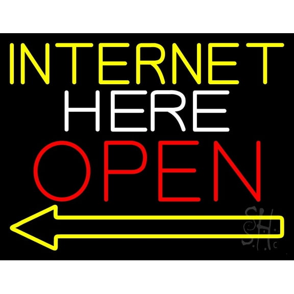 Fax and Copies Block Open Green Line LED Neon Sign 15 x 19 - inches ...