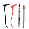 2 Pair Digital Multimeter 1000V 20A Universal Test Lead Cable Probe Red ...