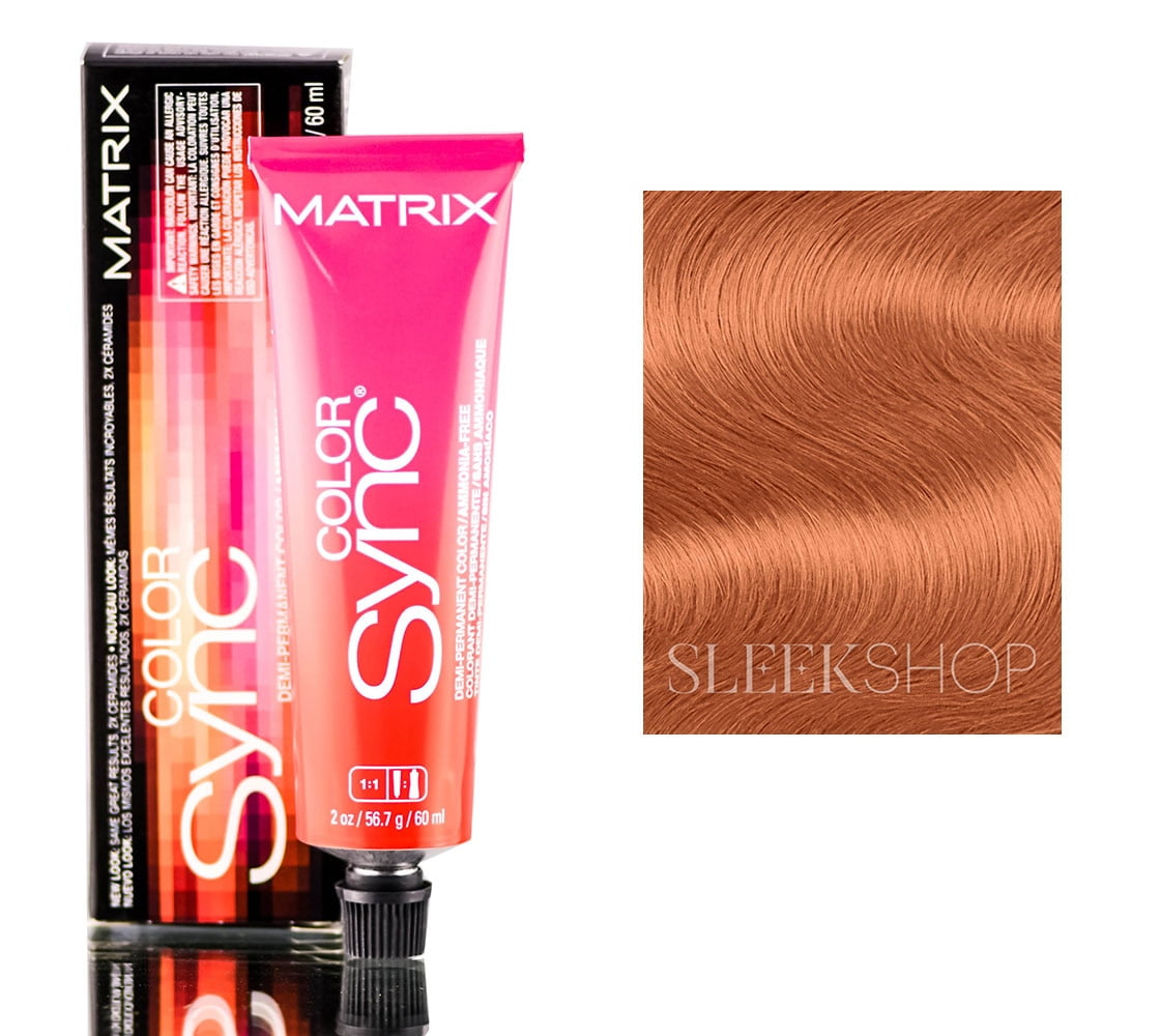 Matrix - Matrix Color Sync, Hair Color, Demi-Permanent Haircolor - 8RC ...