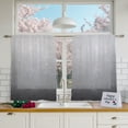 Black Gray Mosaic Sheer Curtains for Living Room Bedroom, Minimalist ...
