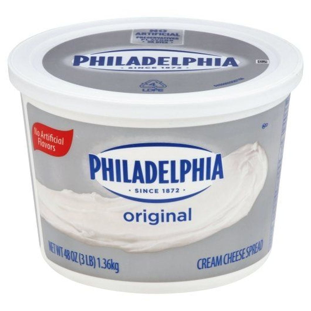 Philadelphia Soft Cream Cheese, 3 Pound -- 6 per case. - Walmart.com