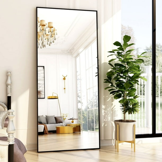 BEAUTYPEAK 76"x34" Full Length Mirror Rectangle Floor Mirrors for ...