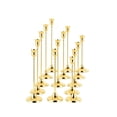 12 Pcs Gold Candlestick Holders, Vintage Metal Taper Candle Stands for ...