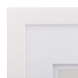 Gallery Solutions 8"x10" White Frame - Double White Mat - Wall or ...