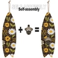 RKSupls Daisy Grid Pattern Wooden Wall Mounted Bottle Opener, MDF ...