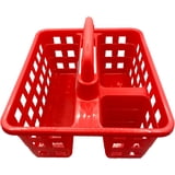 Black Duck Brand Set of 4 Divided 3-Compartment Plastic Caddies with ...