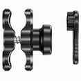 2pcs 6CM Anti-Theft Aluminum Alloy Double Socket Arm Compatible with ...
