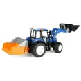 Bruder Trucks #09861 New Holland Powerstar T5.120 with load box, bale ...