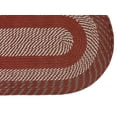 Better Trends Oval Braided Rug, 42" x 66", Reversible Indoor Area Rug ...