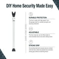 SABRE Door Security Bar, Adjustable 2-in-1 Home Security Door Bar ...