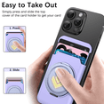 GUAGUA Magnetic Phone Wallet with Stand for Mobile Phones - Holds up to ...