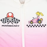 Nintendo Mariokart Princess Peach Girls Nylon Varsity Bomber Jacket ...