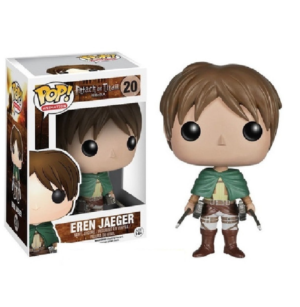 Funko Pop Attack on Titan Eren Jaeger 20 Eren | Walmart en línea
