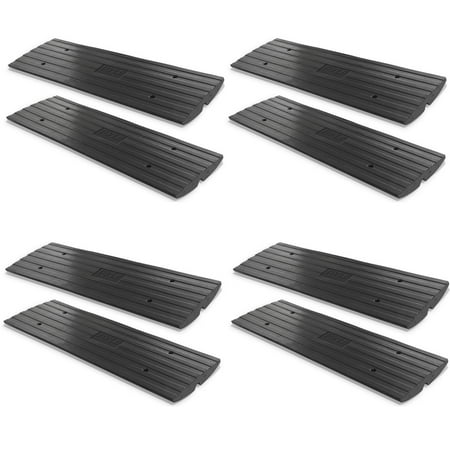 Pyle PCRBDR21 Car/Truck Curbside Driveway Ramp Threshold Bridge Track ...