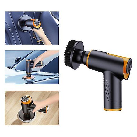 Cordless Car Mini Polisher 12v Wireless Polishing Machine With Brush ...