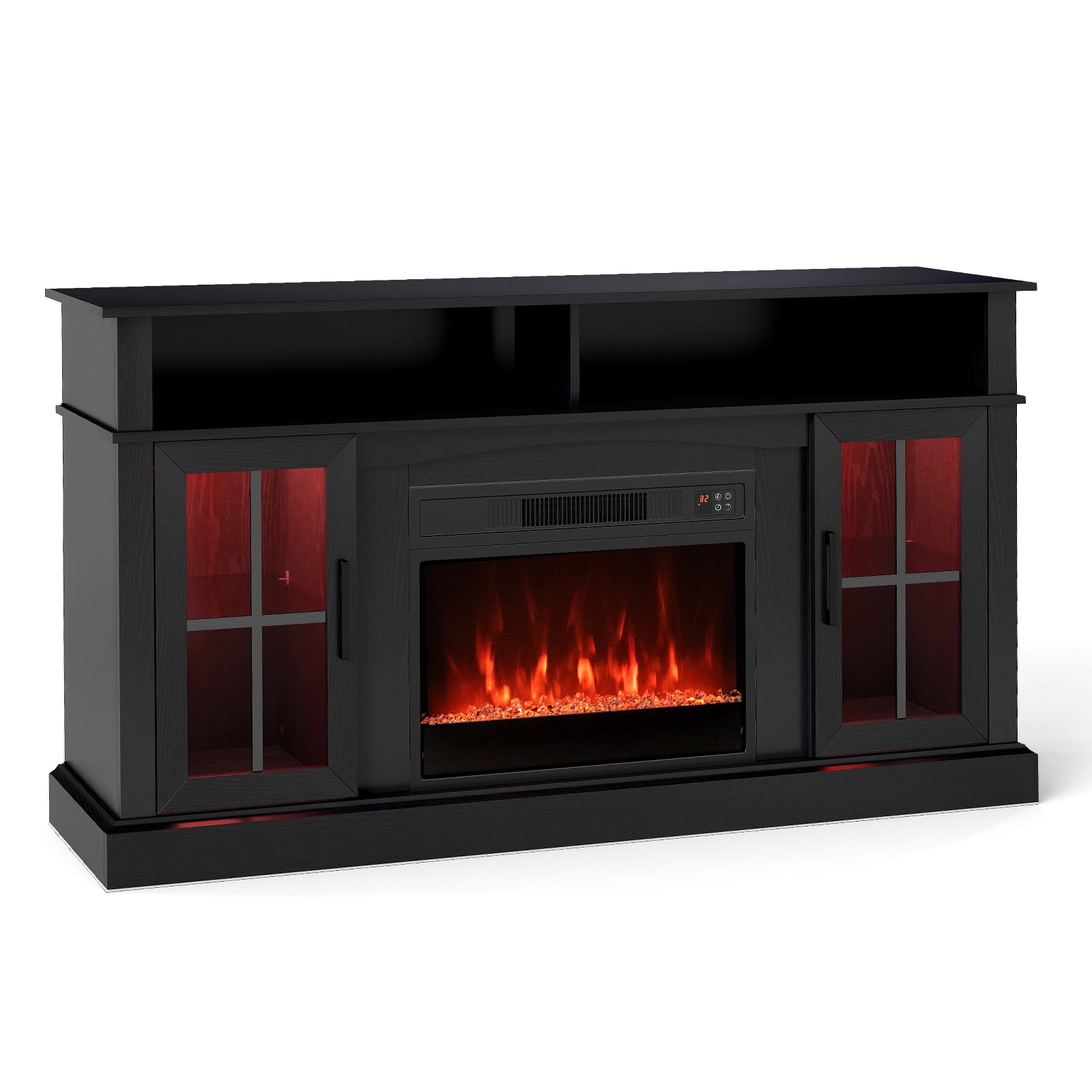 Click here for Giantex 58 Fireplace Tv Stand For 65 Tv  Media Ent... prices
