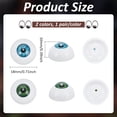 2 Pairs 2 Colors Plastic Safety Craft Eye for DIY Toys Puppet Plush ...