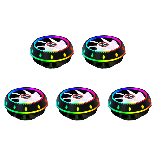 UFO CPU Air Cooler 12V CPU Fan PC Case Ventilador Refrigeración para ...