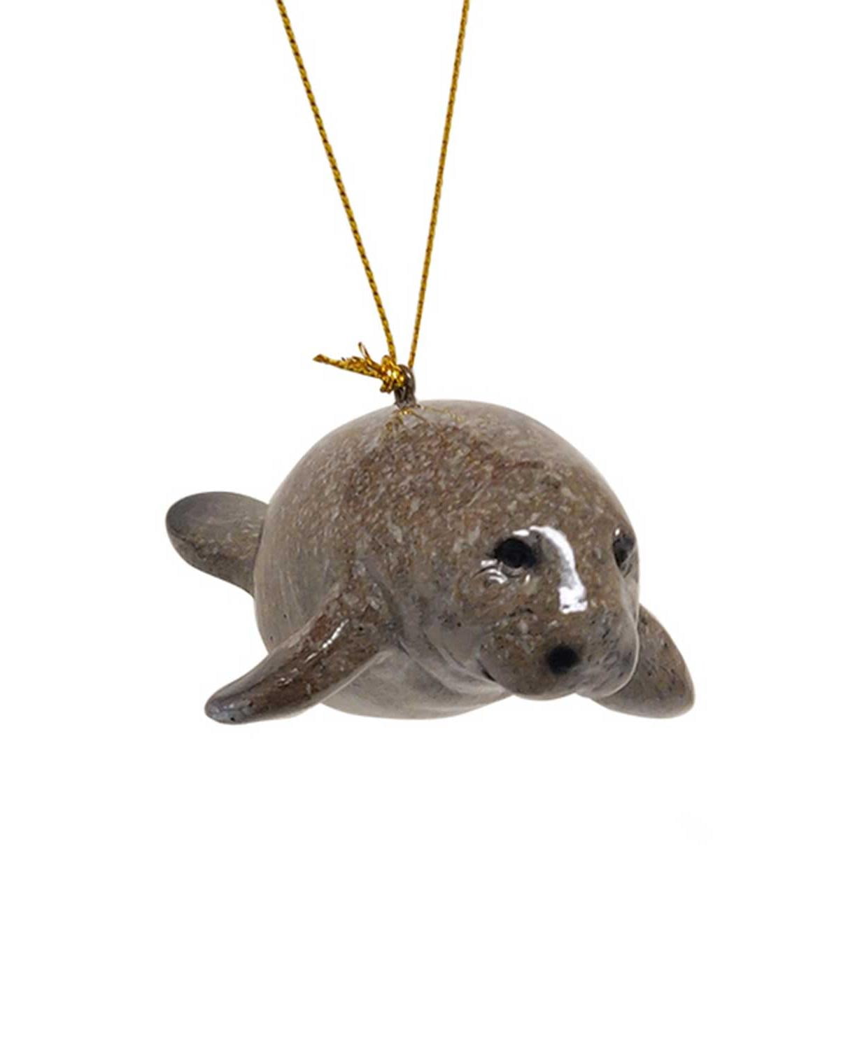 Manatee Holiday Christmas Tree Ornament, Manatee, Size: One Size, Sea ...