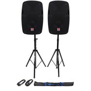 QFX All-in-One 8-Channel Dual 10" DJ Mixer PA System - Walmart.com