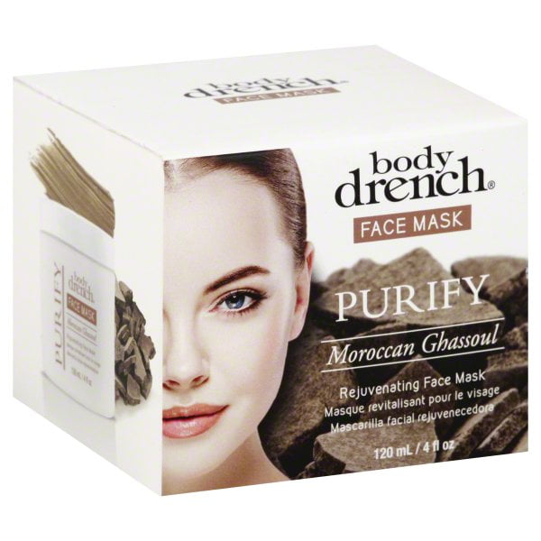 Body Drench Moroccan Ghassoul Rejuvenating Face Mask, 4 fl oz - Walmart.com