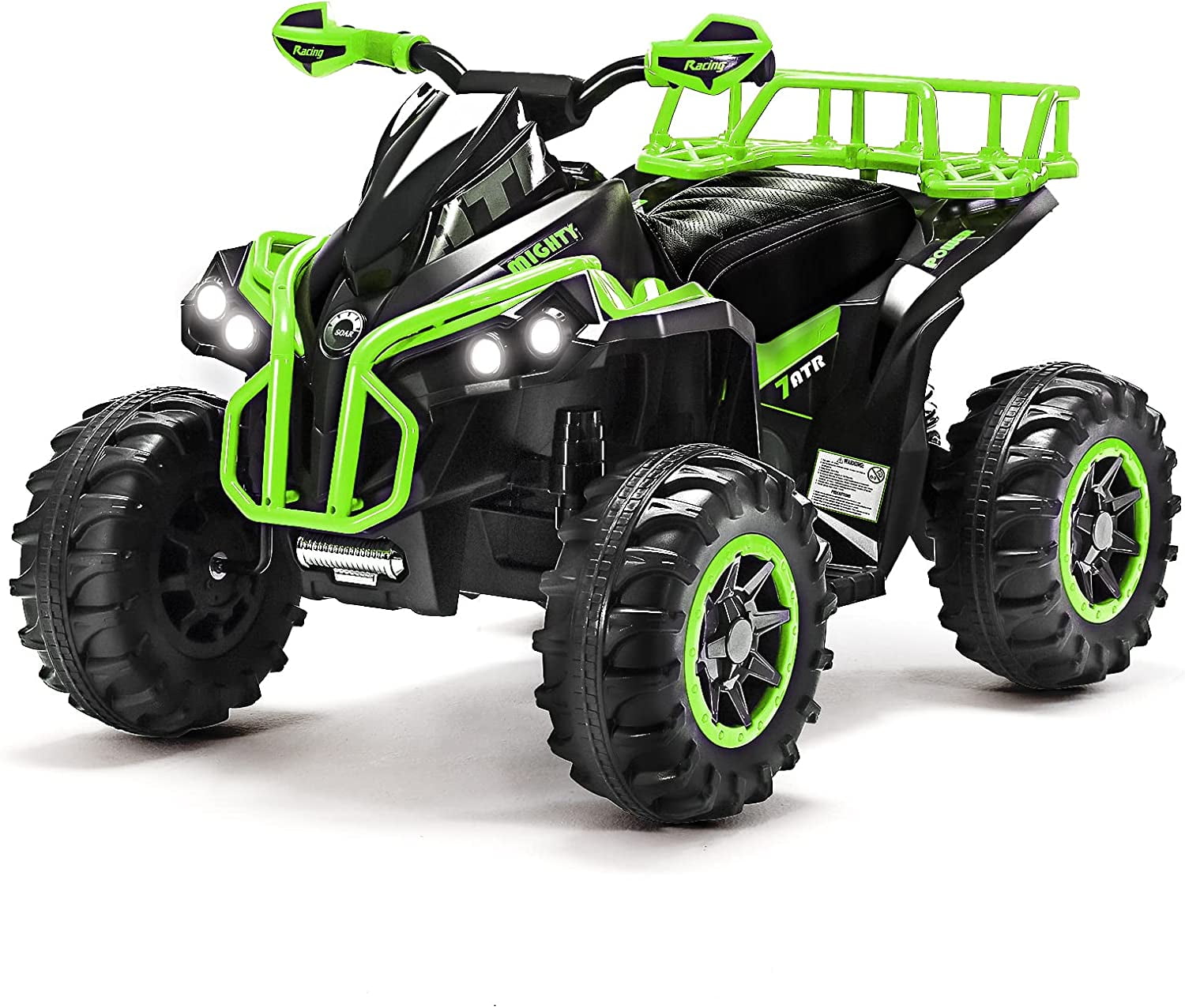 Kids Ride on ATV Toy, 12V 4 Wheeler Electric Quad Vehicle for 3-7 Year ...