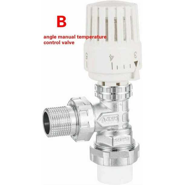 6 sizes angle type manual temperature control valve Automatic ...