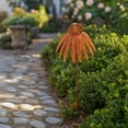 2Pcs Durability Metal Echinacea Coneflower Garden Decoration Vintage ...