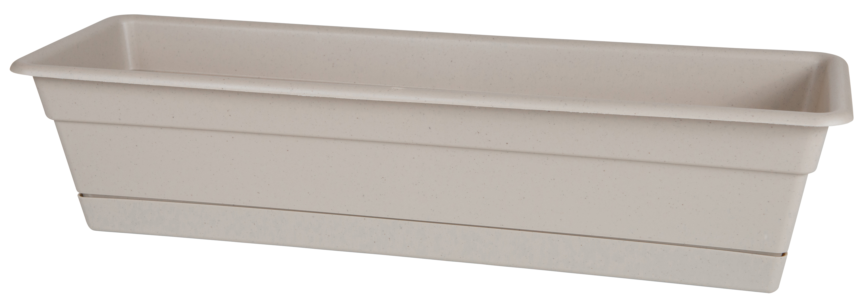 Bloem Dura Cotta Window Box Planter w/Tray 30" Taupe - Walmart.com
