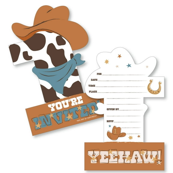 Big Dot of Happiness Western Hoedown - Country Theme Wild West Cowboy ...