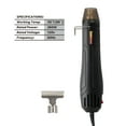 EverStart Handheld Heat Gun 120V 240W Black with Reflector Nozzle for ...