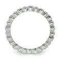 Sterling Silver White Topaz & Diamond Ring - Walmart.com