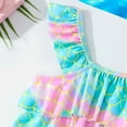 Hifoo Child Swimwear Girls Two Piece Swimsuit With Double Ruffled Laers ...