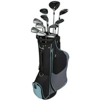 NEW Left Handed Lady's Tour X LG28 17 Piece Complete Golf Set Blue ...
