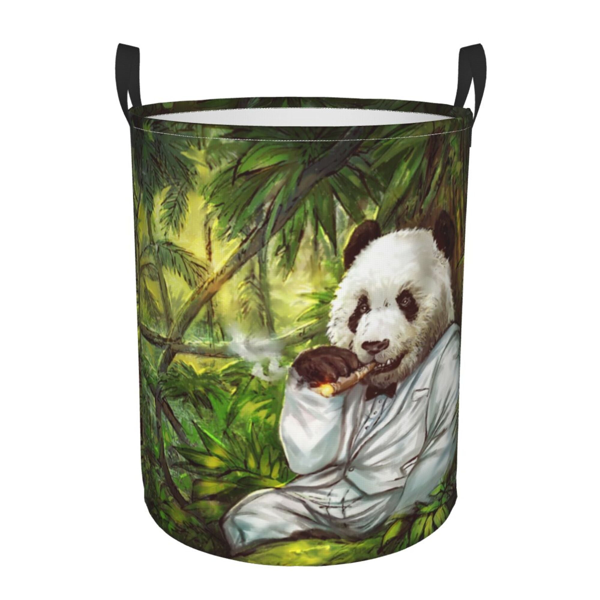 Giant Panda Laundry Basket Organizer Collapsible -Dirty Clothes Hamper ...