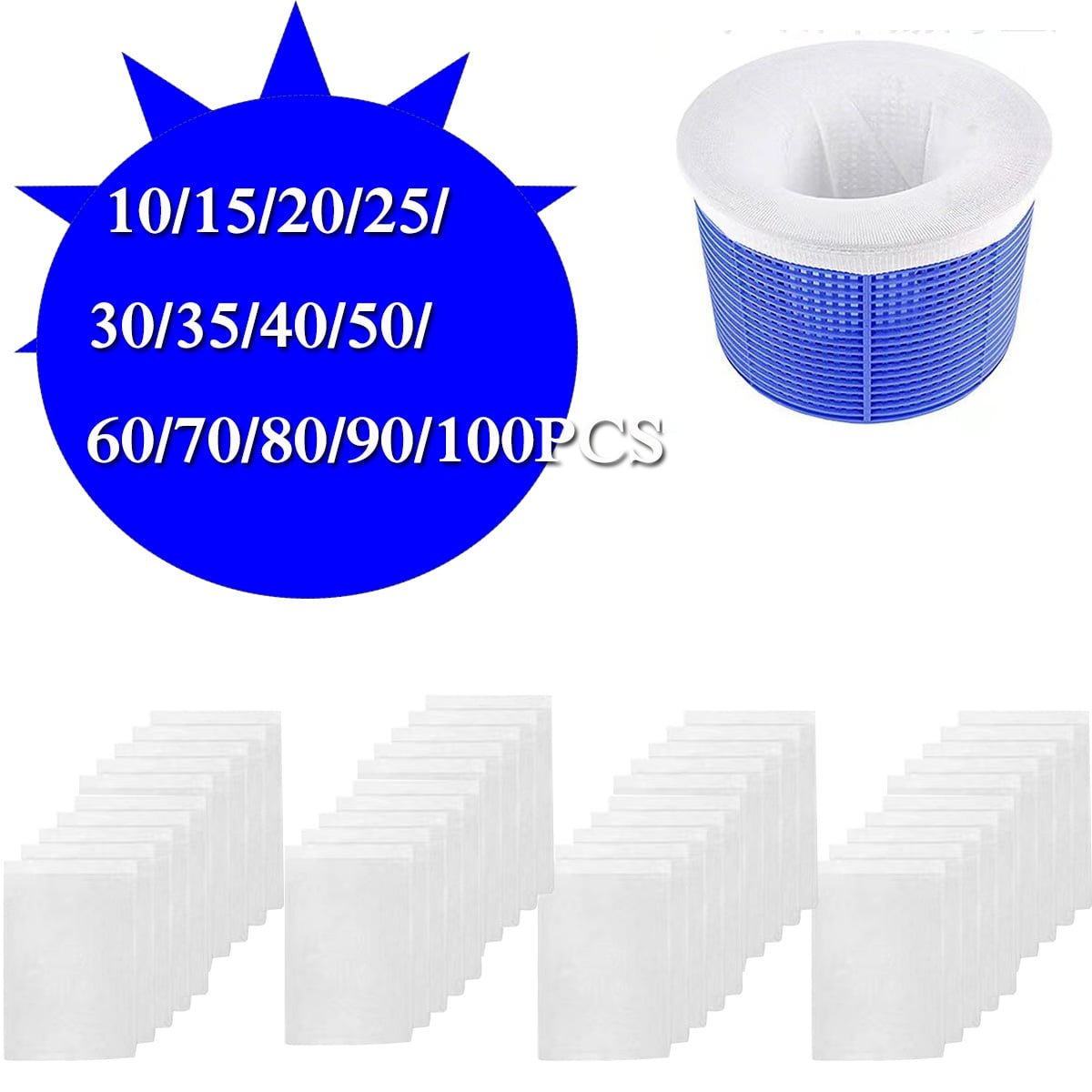 Swimming Pool Separator Socks, Suitable for Swimming Pool Filters ...