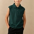 Fancifize Sleeveless Golf Shirts for Little Girls Kids Collared Button ...