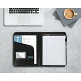 Samsill Professional Padfolio, 8.5"x11" Writing Pad Included, Black ...
