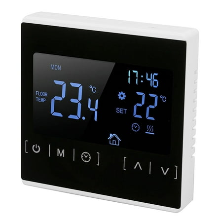 Digital Thermostat, Smart Thermostat ABS Shell Dual Temperature Dual ...