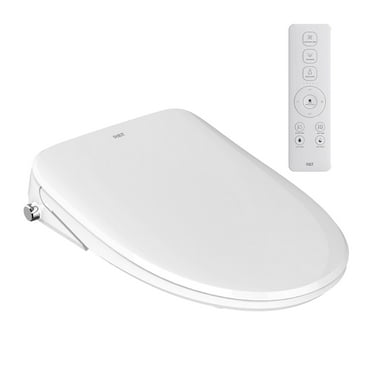 TOTO Washlet Elongated Electric Bidet Toilet Seat with Heated Seat, Warm Water, Remote Control ...