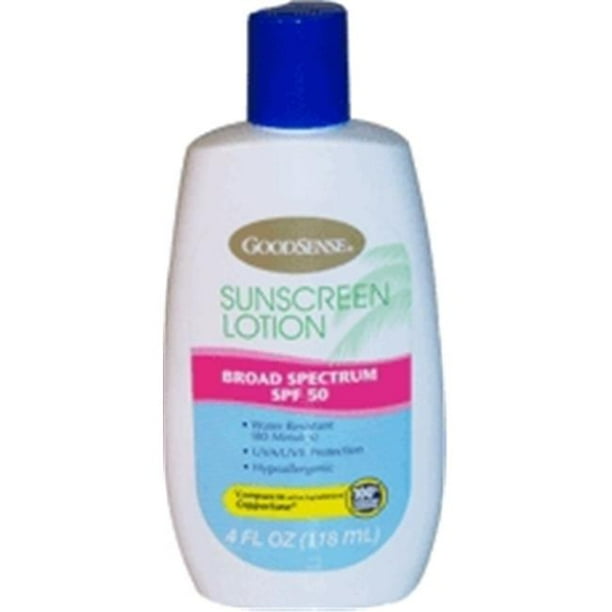 Good Sense 50 Sunscreen Lotion, 4 oz - Case of 12 - Walmart.com ...