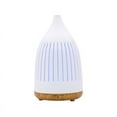 Mainstays Ultrasonic Aroma Cone Diffuser White, Use with Essential Oils, Soft LED Light ...