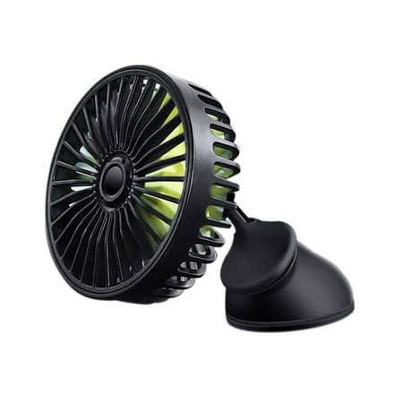 Maoww 12/24V 5W Car 3 Speeds Adjustable Fan Summer Hiking Fishing ...