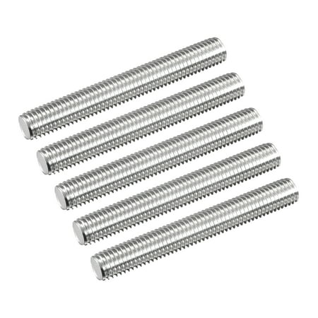 Uxcell Fully Threaded Rod M12 x 90mm 1.75mm Thread Pitch 304 Stainless ...