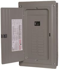 Siemens Indoor Load Center, 25 Spaces, 24 Circuits, 125 Amp, Main ...