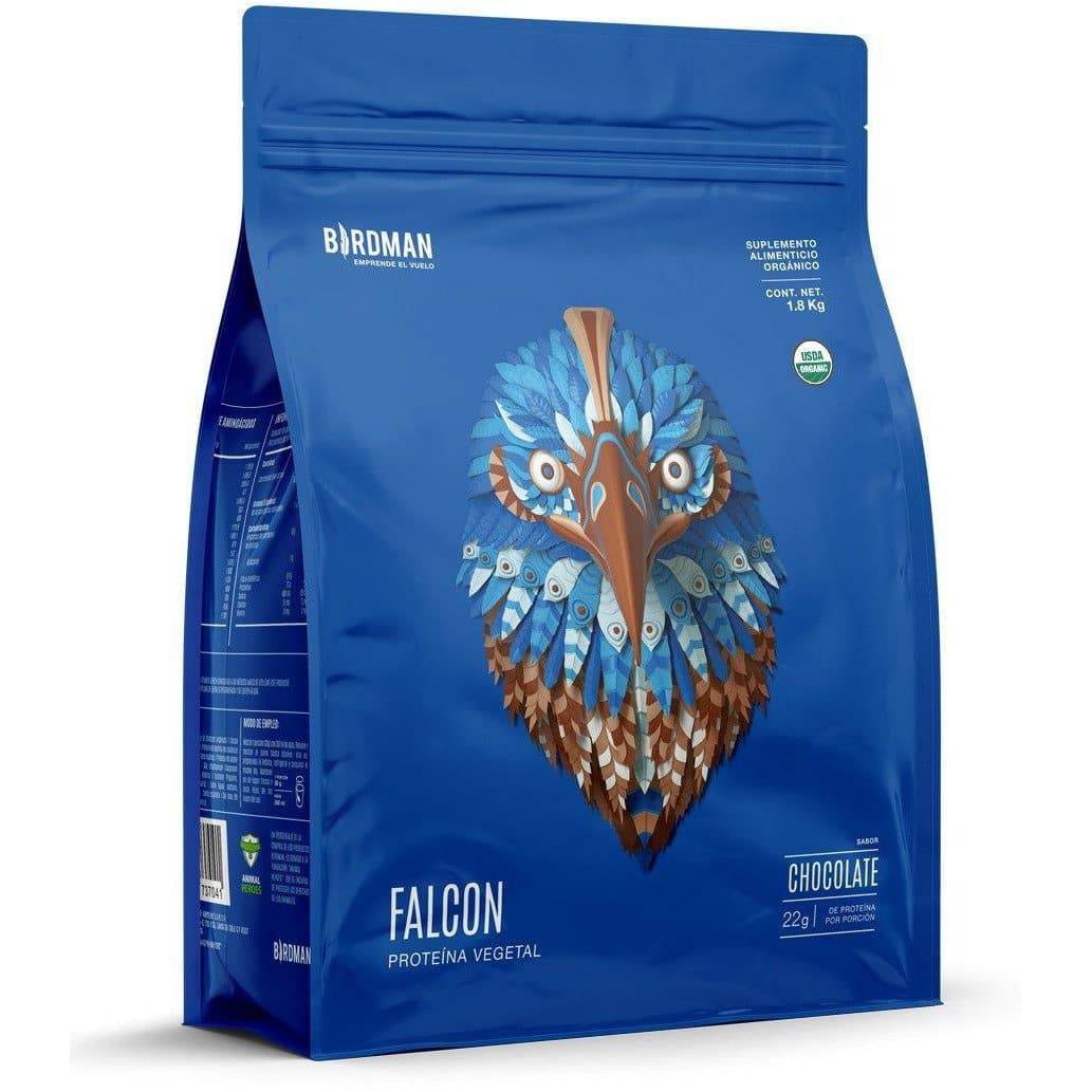 Proteína Falcon Birdman Suplemento Organico 1.8 kgs Sabor Chocolate ...