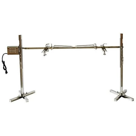 Portable 90 Lbs BBQ Rotisserie Grill Spit Roaster Tripod 110V Motor ...