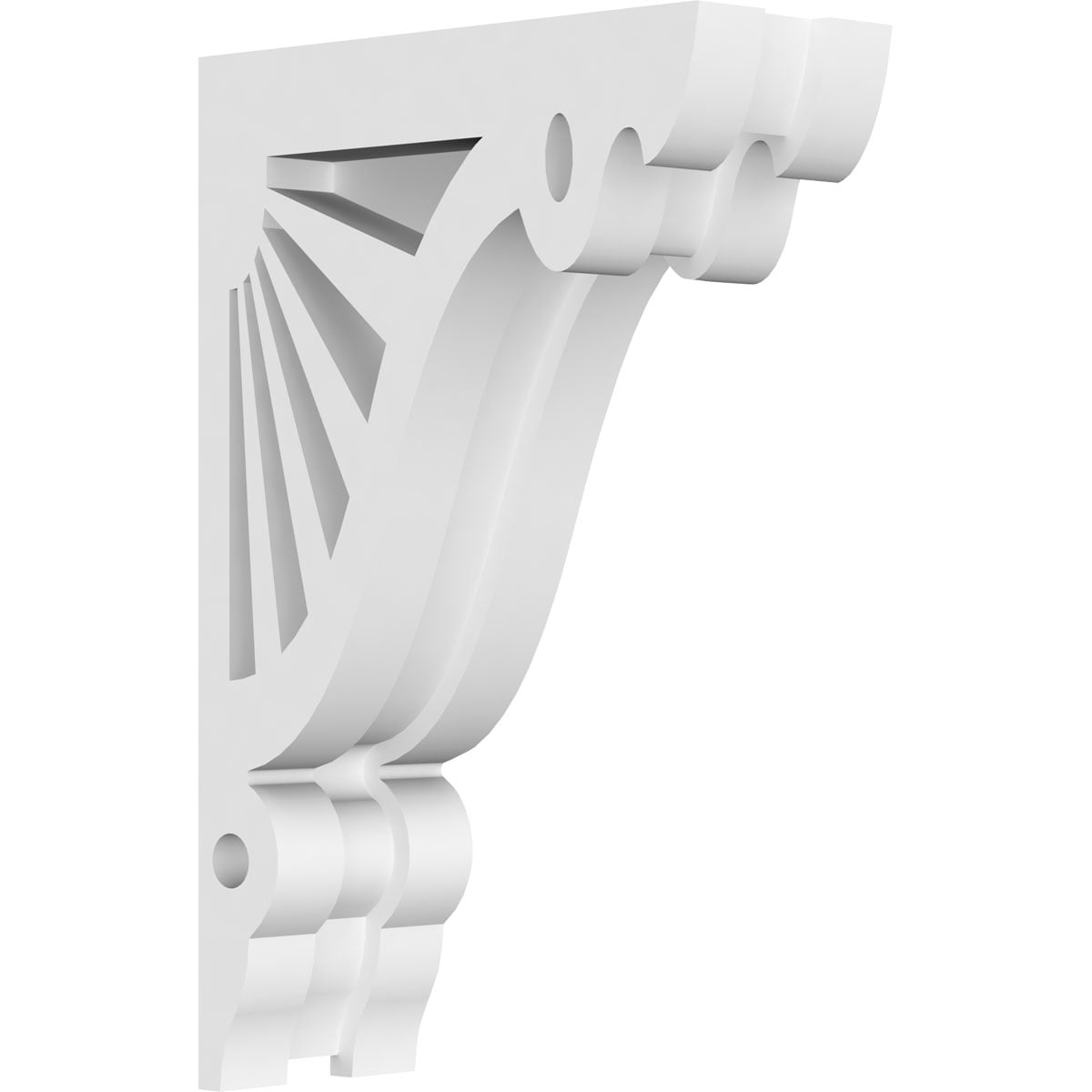 1 7/8"W x 4 1/2"D x 7"H Marshall Architectural Grade PVC Corbel ...