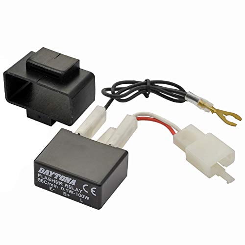 Daytona Bike Turn Signal Relay LED Compatible 2 Pins + Grounded Pins (3 ...