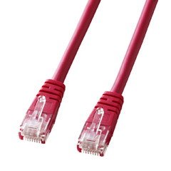 Sanwa Supply Enhanced Category 5 Stranded LAN Cable 1m Red | Walmart Canada